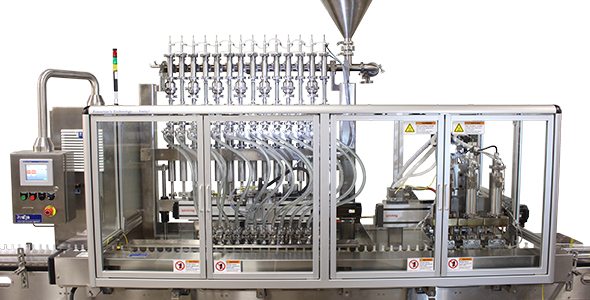 Inline Bottle Filling | ProSys Servo Filling Systems | Speeds to 220 Bottles