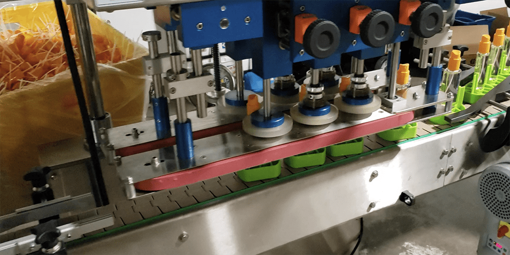 DF-100 Inline Bottle Filling Machinery - Intermittent Motion | ProSys